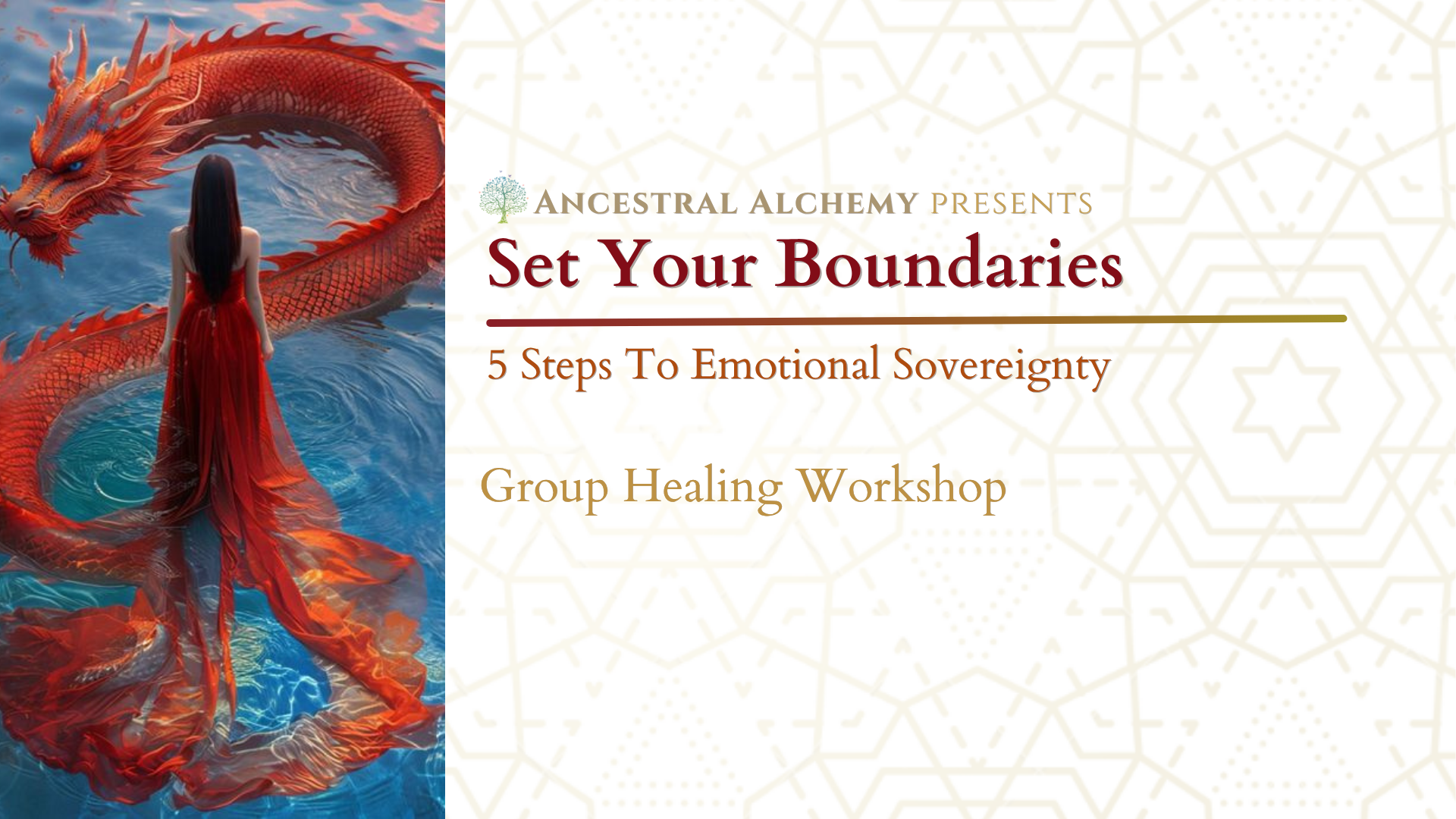 Set Your Boundaries | Systemic Healing Workshop - Ancestral Alchemy